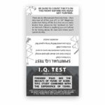 IQ test Count the F's - Living Waters