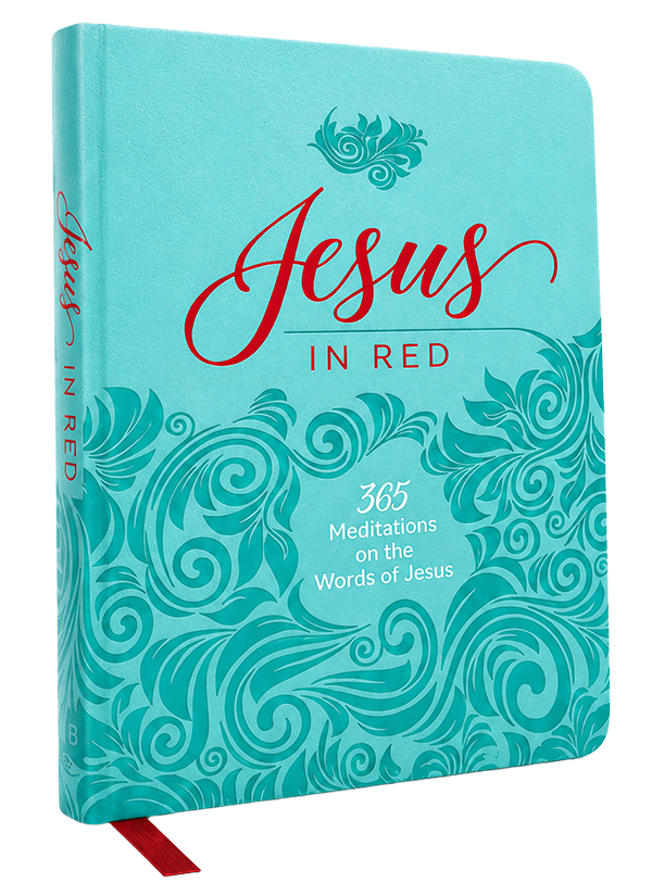 Request Jesus in Red Devotional (teal) - Living Waters